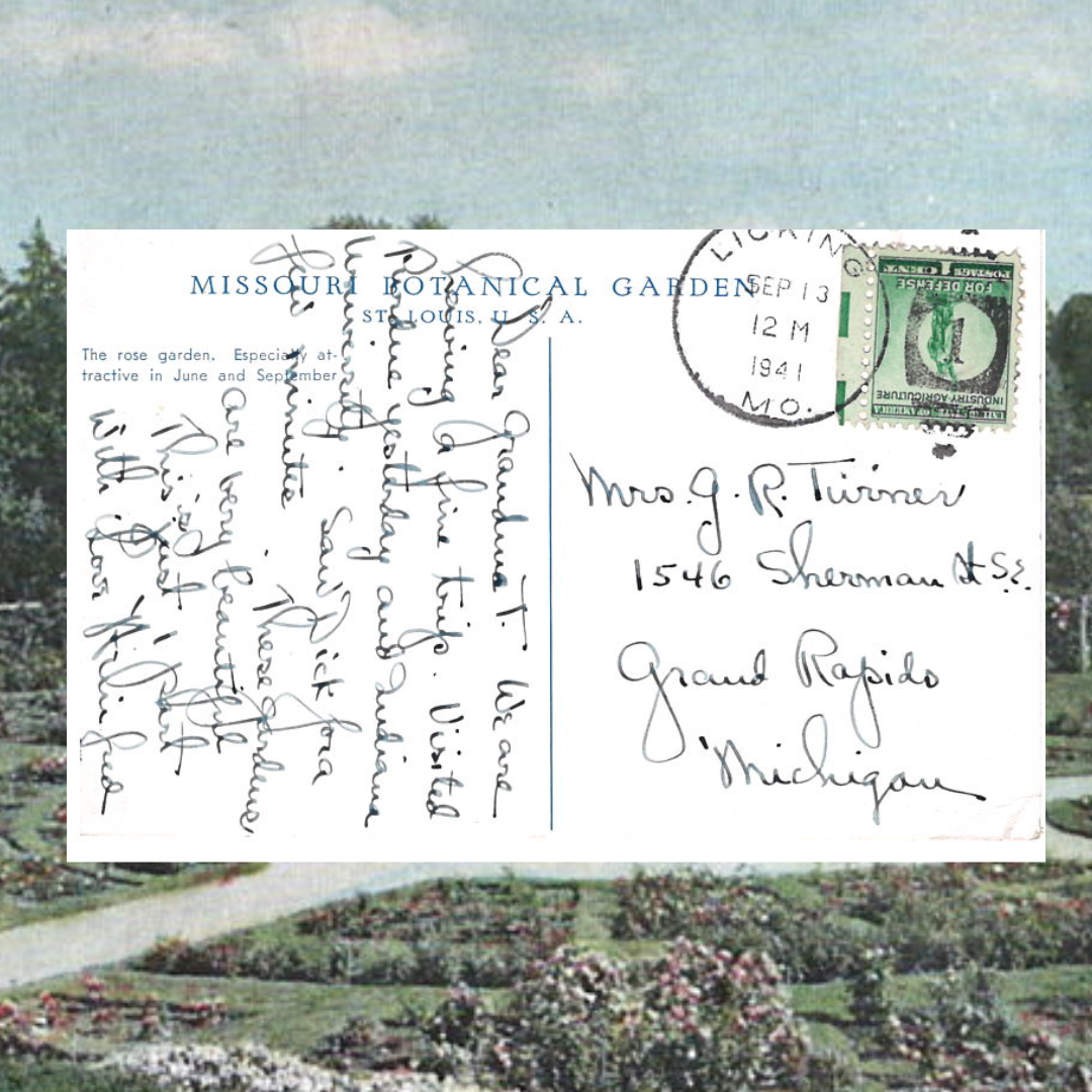 1941 Postcard from Arnie and Fred to Mrs. G.R. Turner: A Relic of Love ...